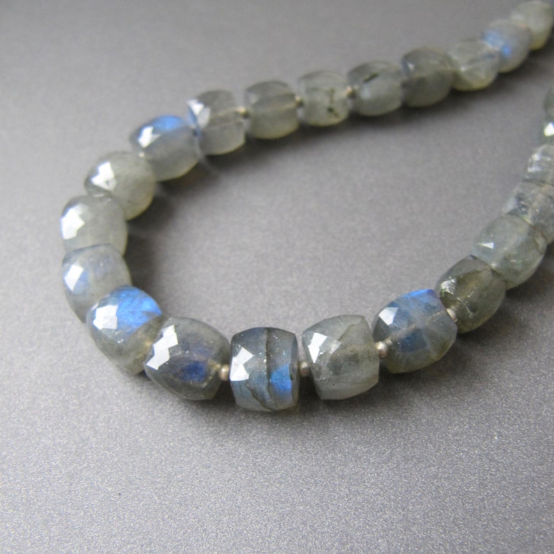 Labradorite Cubes 6.50-8.25mm AAA Micro Faceted Natural - Etsy