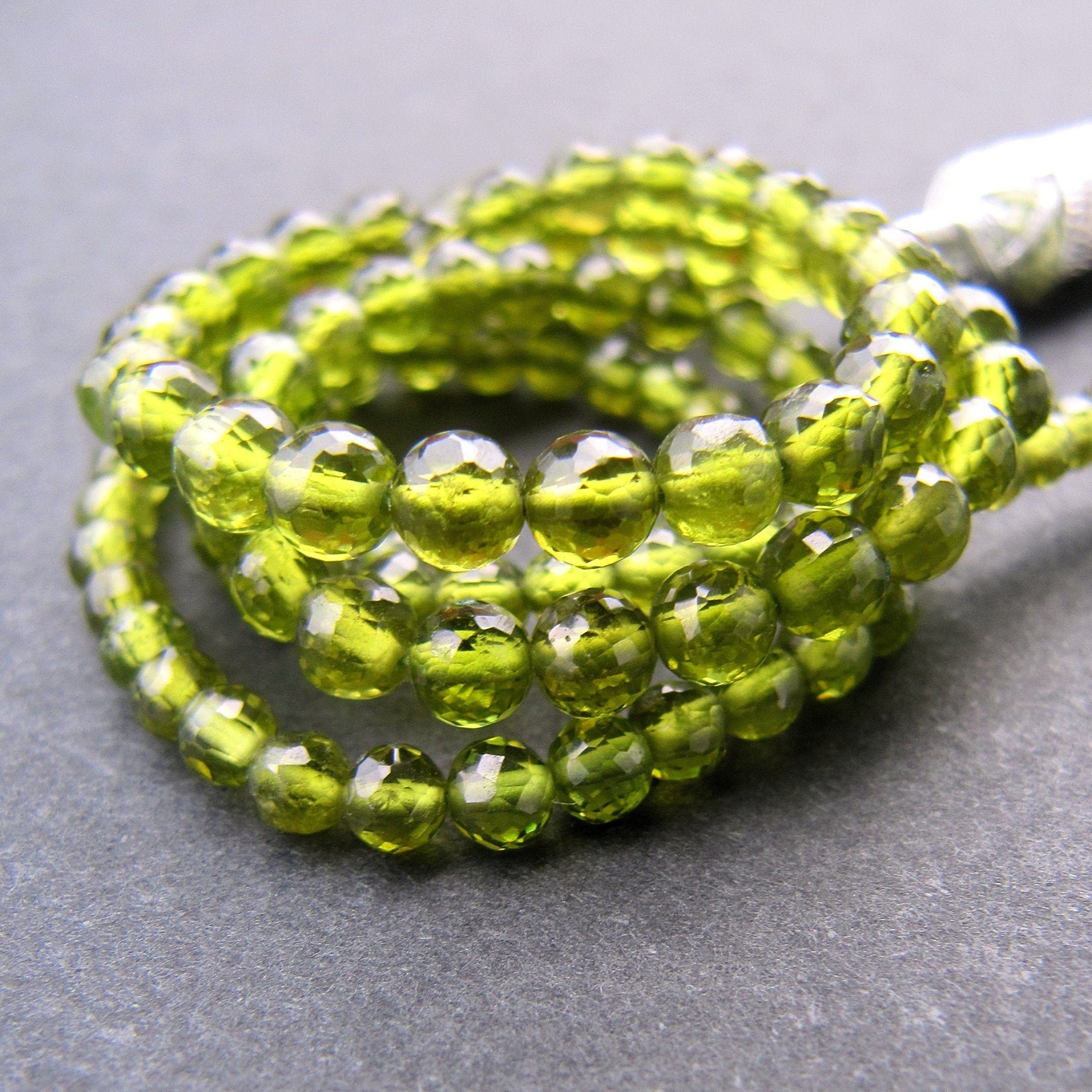 Vesuvianite sphere rondelles 2.75-4.2mm round balls AAA | Etsy