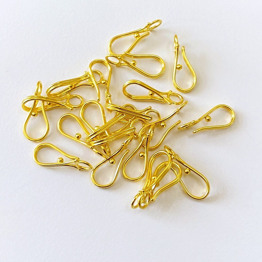 Fantastic NEW 18k Gold Hook Clasp With a Genius Safety Stopper Ball ...