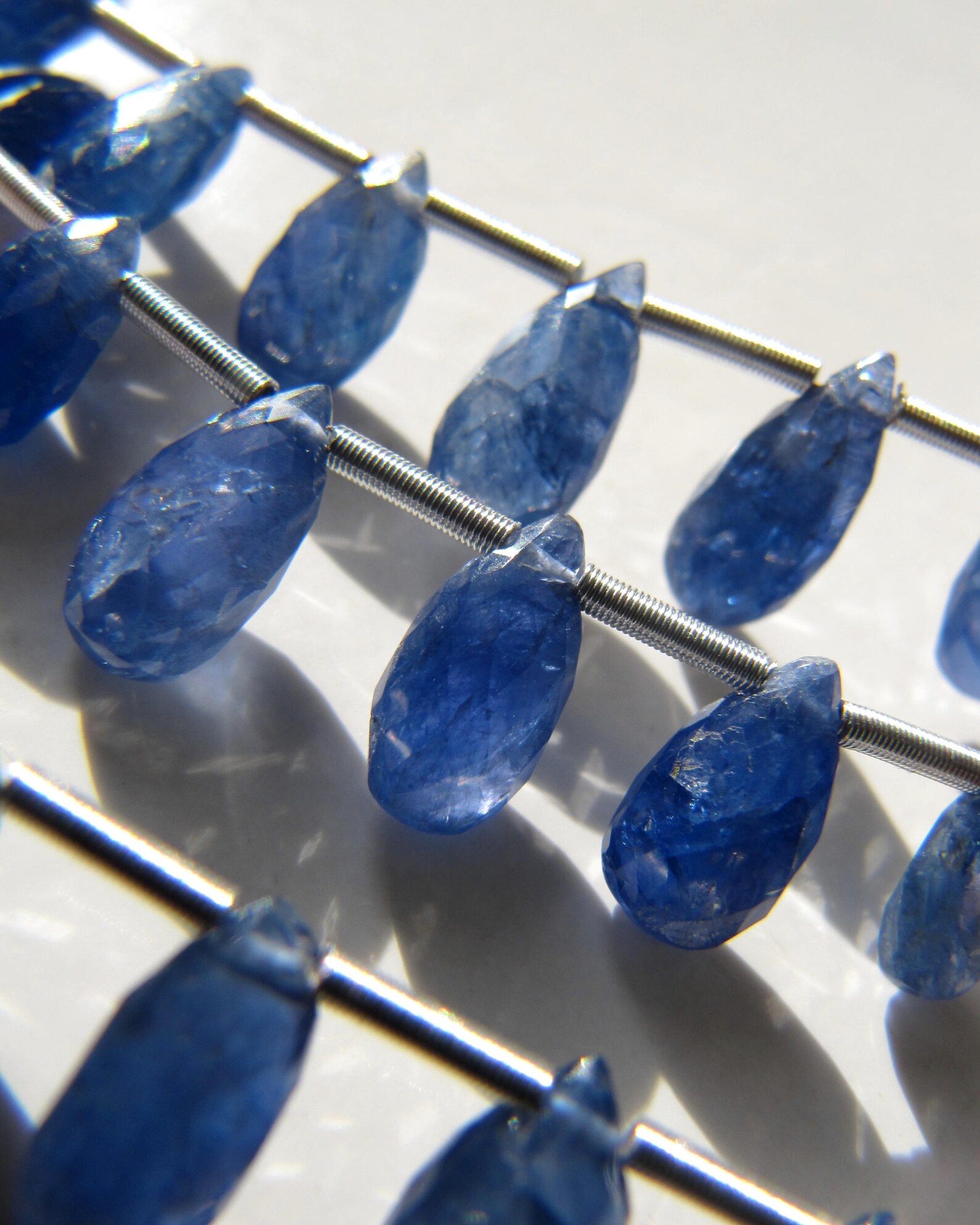 Blue Sapphire Pear Drops 4x7 to 5x8mm Small AA Micro - Etsy