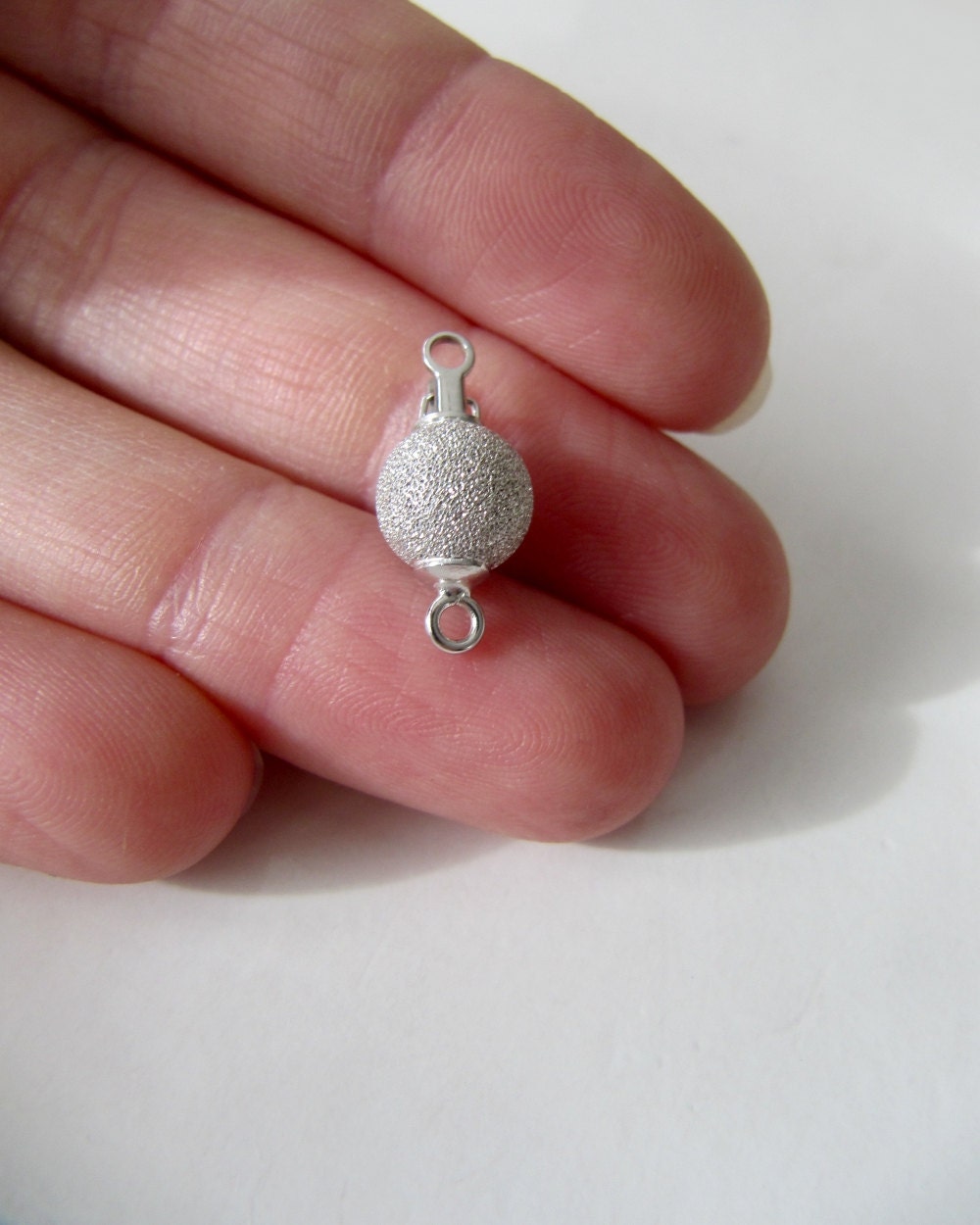 14k Gold Clasp 8mm Heavy Weight Solid 14 Carat White or - Etsy