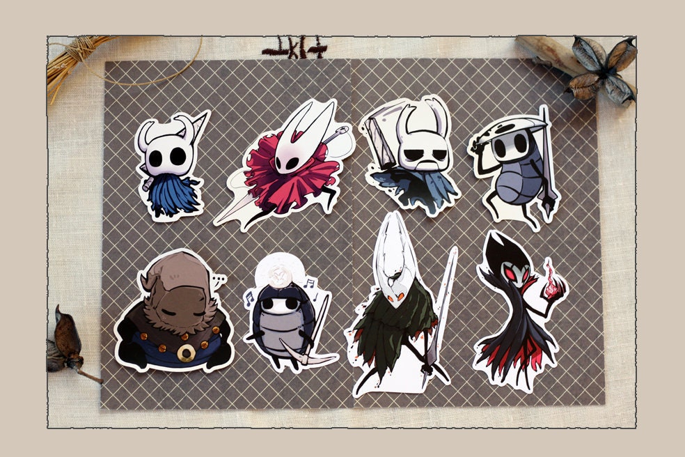 Paper & Party Supplies Hollow Knight Chibi Sticker Set Stickers, Labels ...