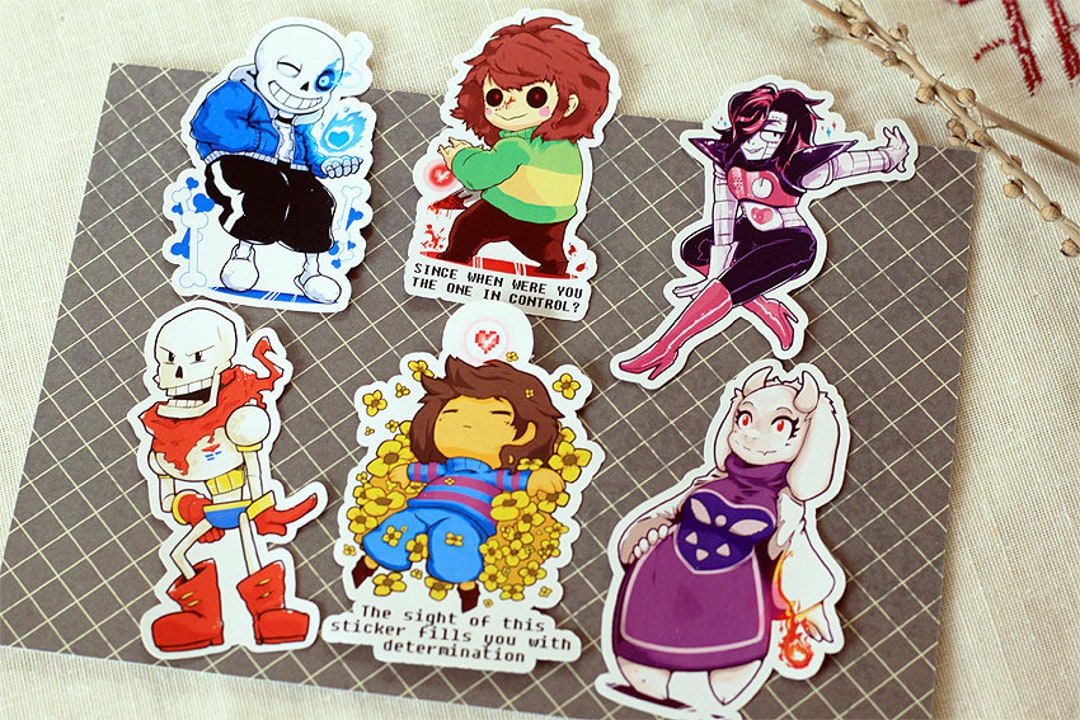 Undertale Stickers Videogames Stickers - Etsy