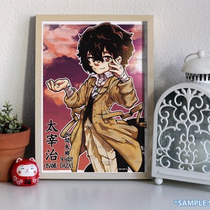 Osamu Dazai Print Bungo Stray Dogs Print Anime Prints - Etsy