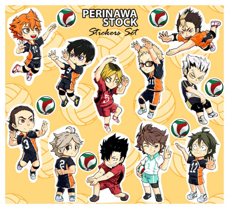 Haikyuu Sheet Sticker In Anime Printables Anime Haikyu My Xxx Hot Girl