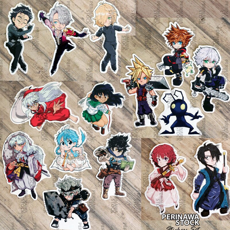 Anime Wall Stickers - Etsy