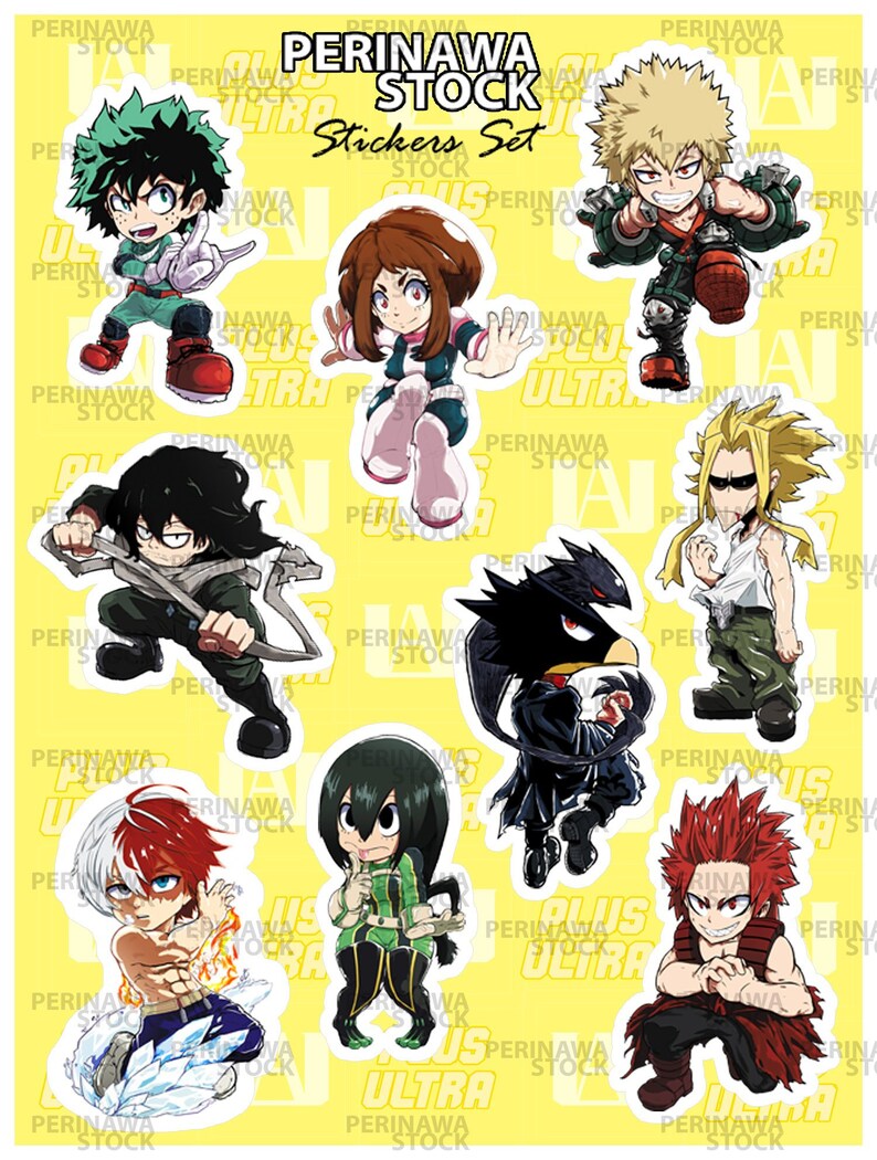 My Hero Academia MAGNETS Anime MAGNETS Boku No Hero - Etsy