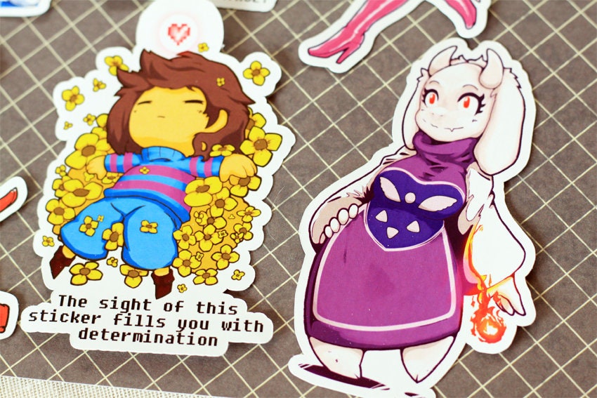 Undertale Stickers Videogames Stickers | Etsy