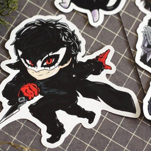 Persona Shin Megami Tensei SMT Stickers · Joker Morgana Futaba Makoto ...