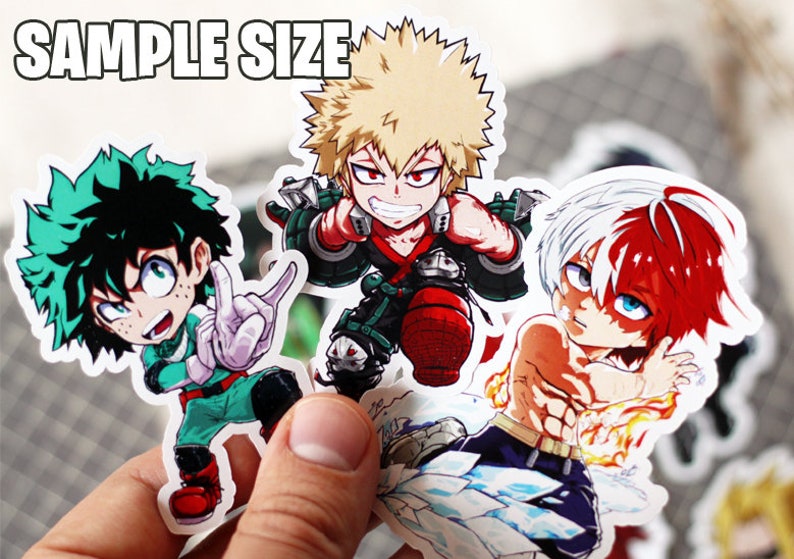 My Hero Academia Stickers Anime Stickers | Etsy
