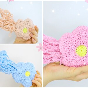 Crochet Pattern - Flower Shopping Net With Storage Bag - Etsy