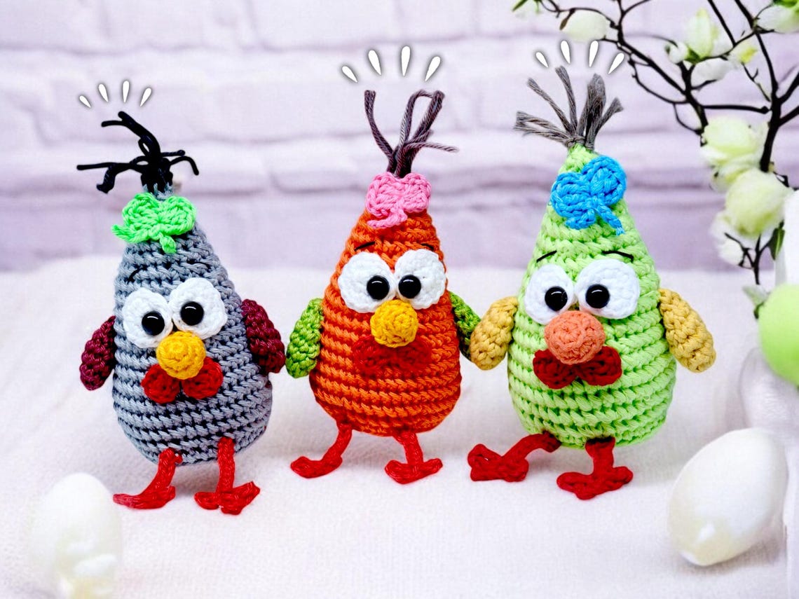 Crochet Pattern - the Chicken Peep Peep - Etsy