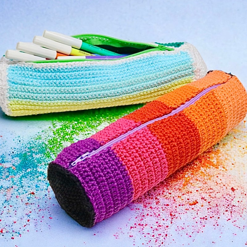 Crochet Pencil Case - Etsy