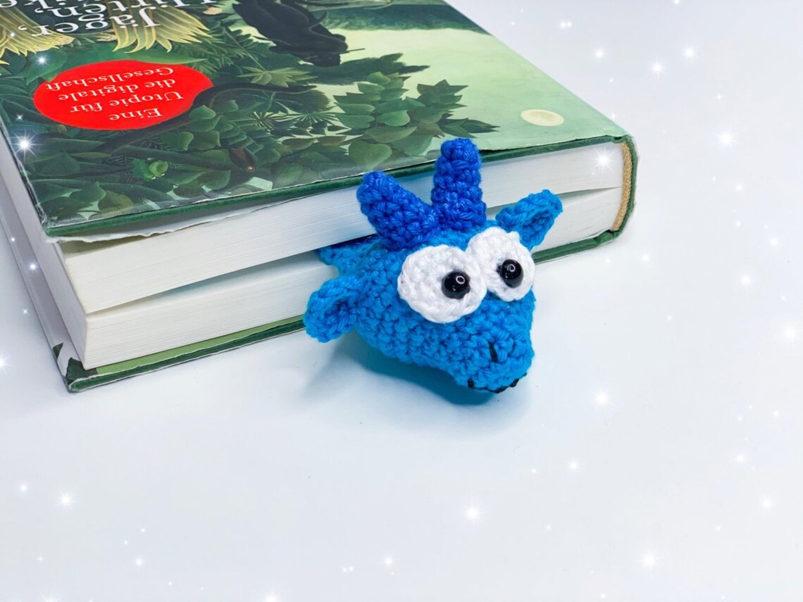 Crochet Pattern Dragon Bookmark - Etsy