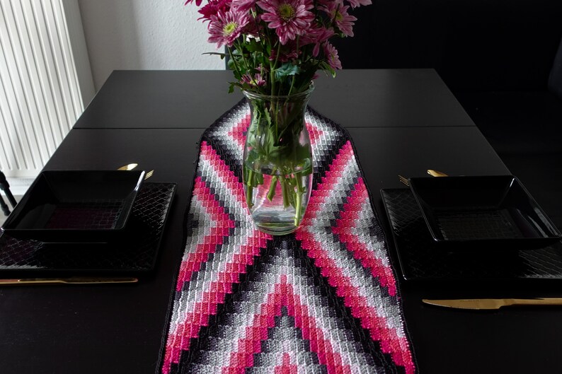 Crochet Pattern - Table Runner Corner to Corner - Etsy