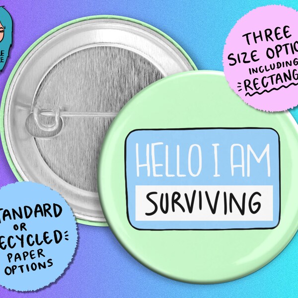 I Survived Badge - Etsy UK