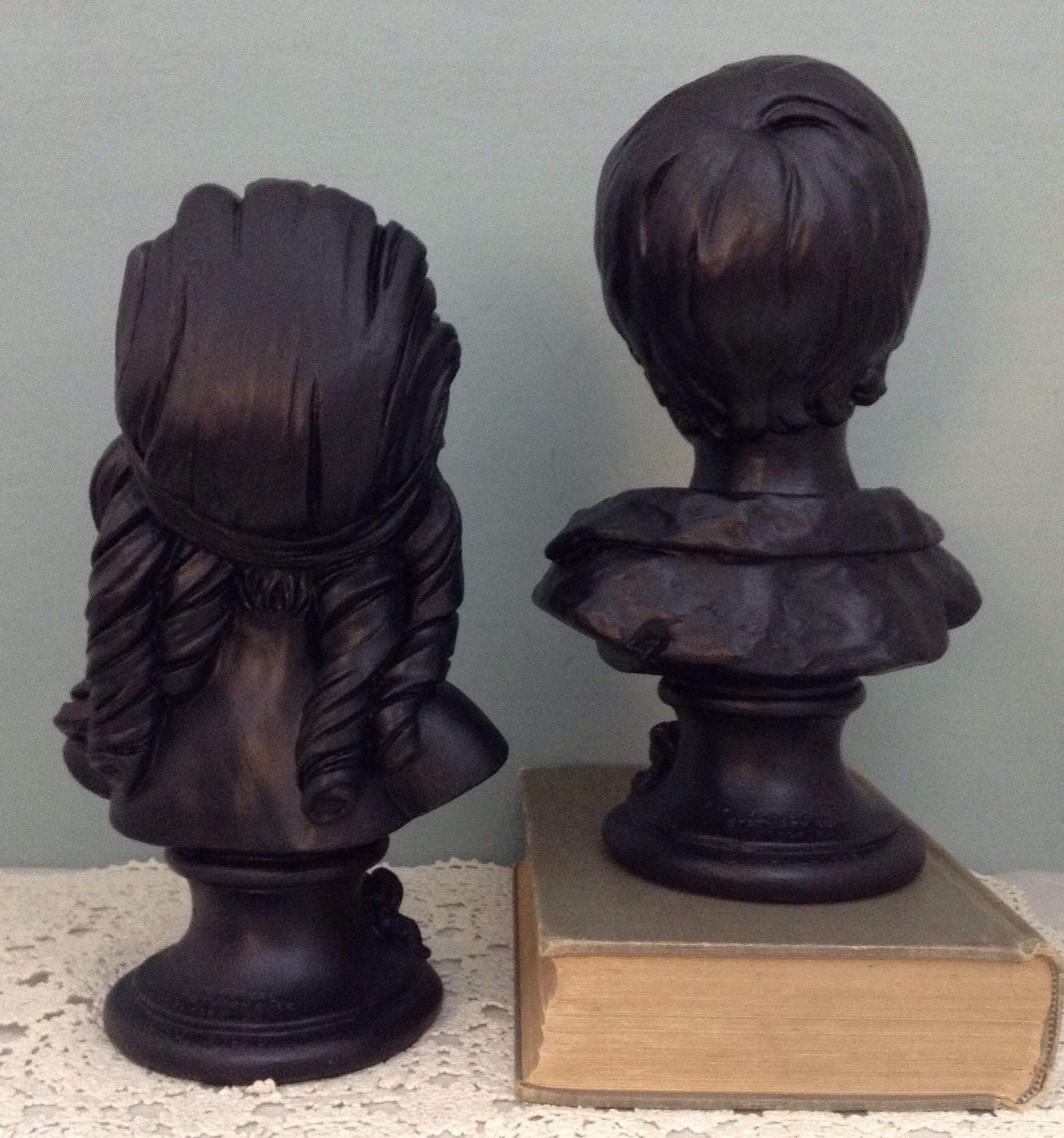 Children Bust Pair Boy Child Bust Girl Child Bust Black Bust - Etsy