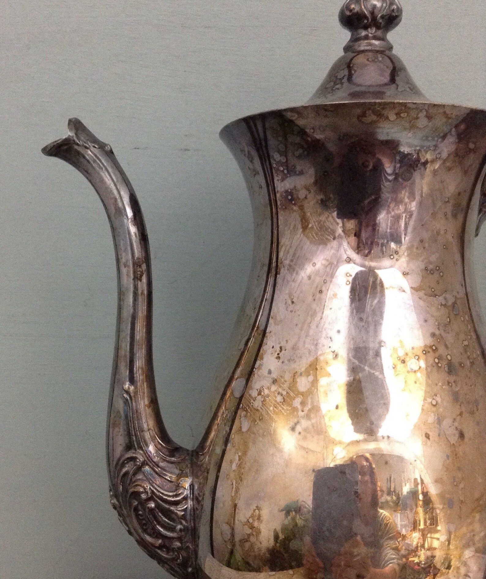 Silver Teapot Silver Coffeepot Vintage Silver Serving Vintage - Etsy