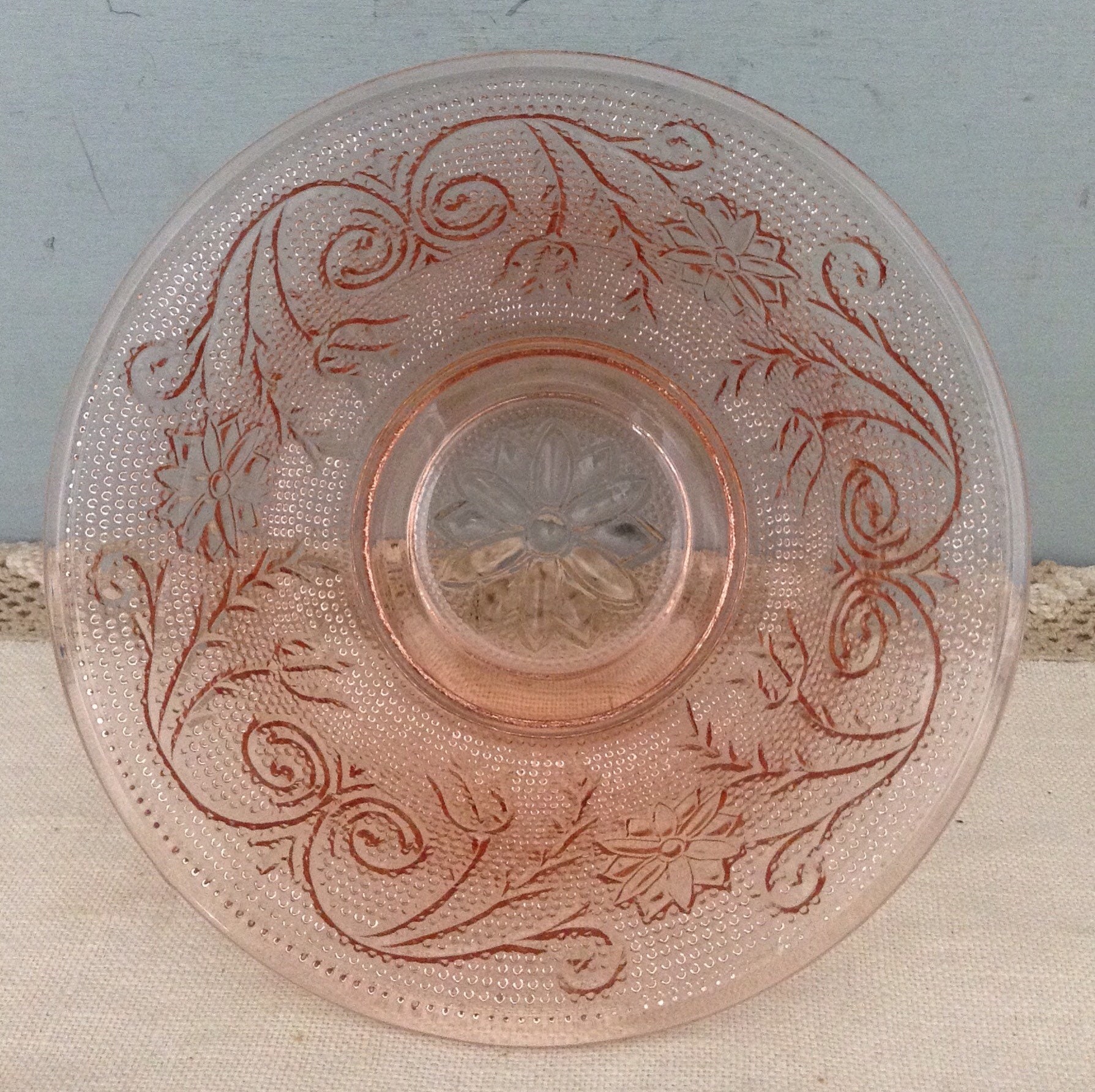 Pink Tiara Glassware Collection Tiara Dinner Plate Tiara - Etsy