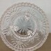 Lead Crystal Candy Bowl Vintage Crystal Footed Bowl Etched - Etsy
