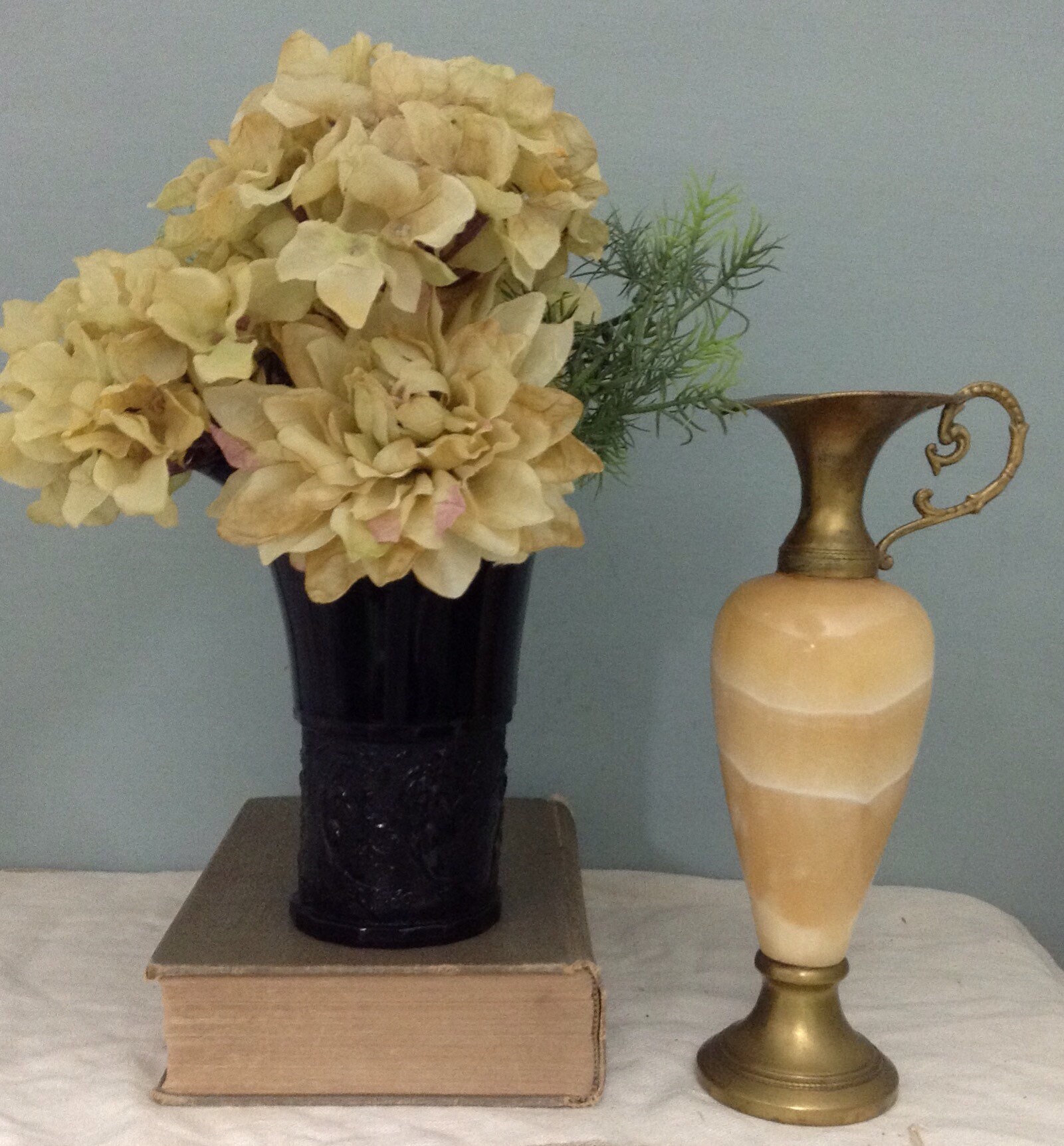 LE Smith Black Amethyst Dancing Nymphs Vase Black Glass Vase | Etsy