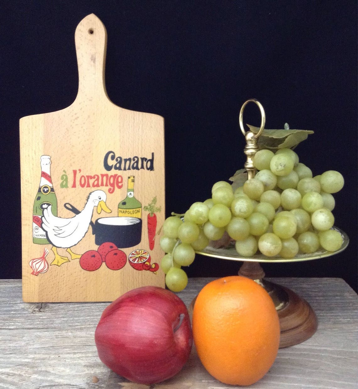 Vintage Wood Cutting Board Kitsch Kitchen Decor Kitsch Wall | Etsy