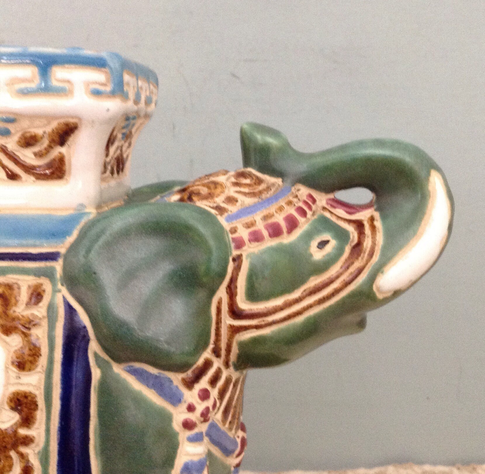 Good Luck Elephant Figurine Elephant Statue Vintage | Etsy