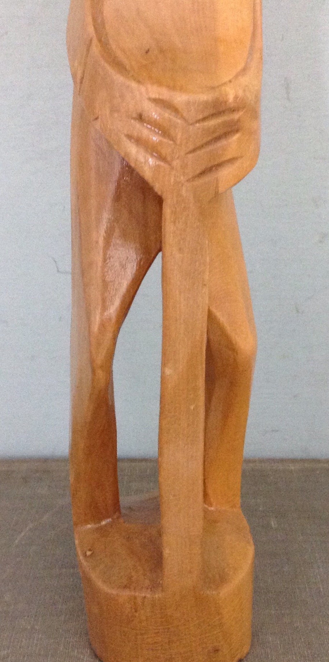 Folk Art Man Figurine Carved Wood Figurine Wood Man Statue Old - Etsy