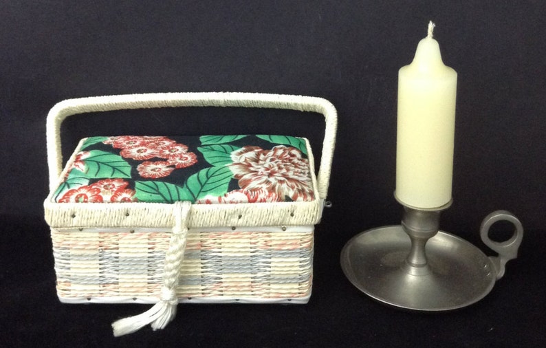Small Sewing Basket Vintage Sewing Basket Sewing Box Bohochic | Etsy
