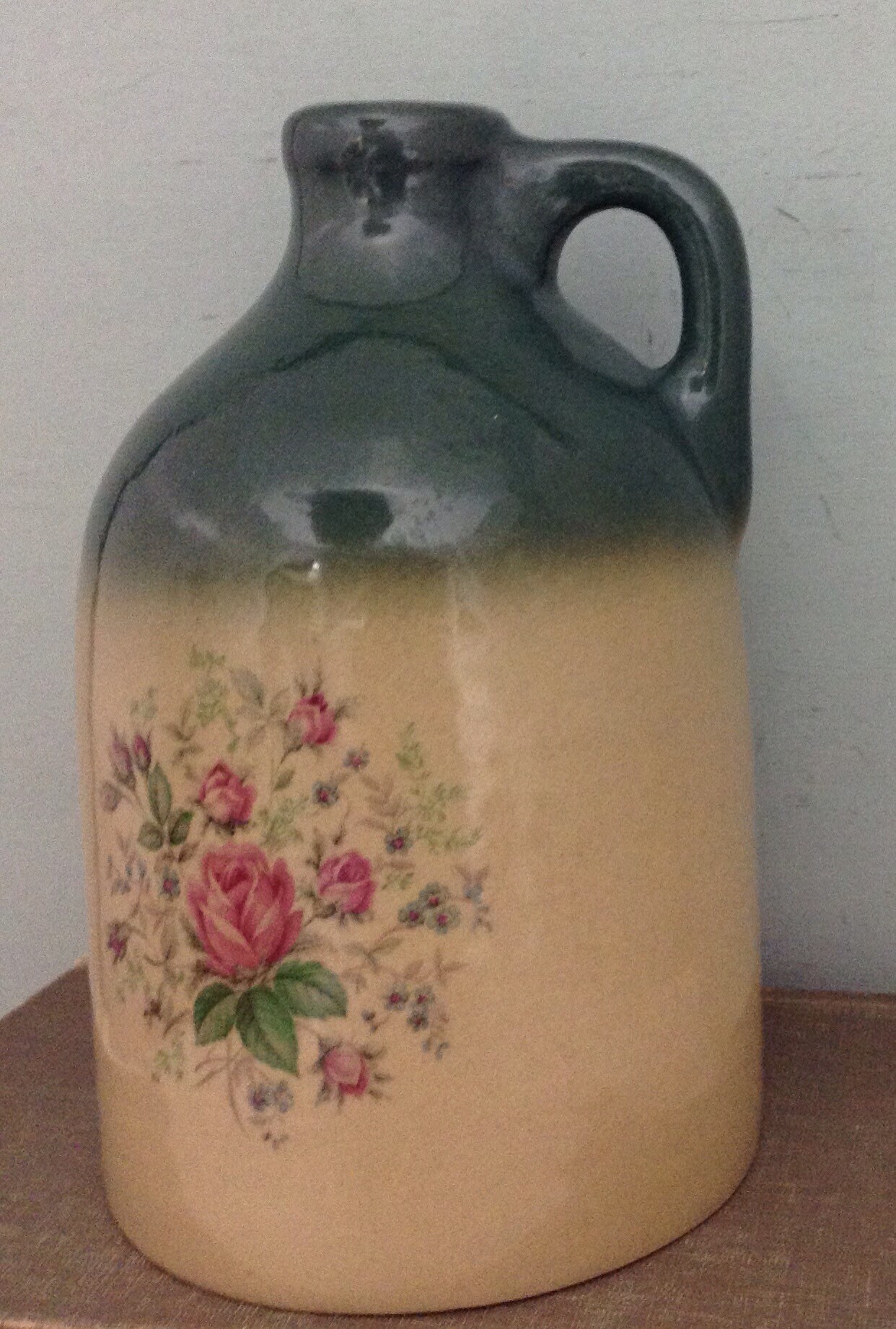 Pottery Jug Decorated Pottery Jug Studio Pottery Jug Green - Etsy
