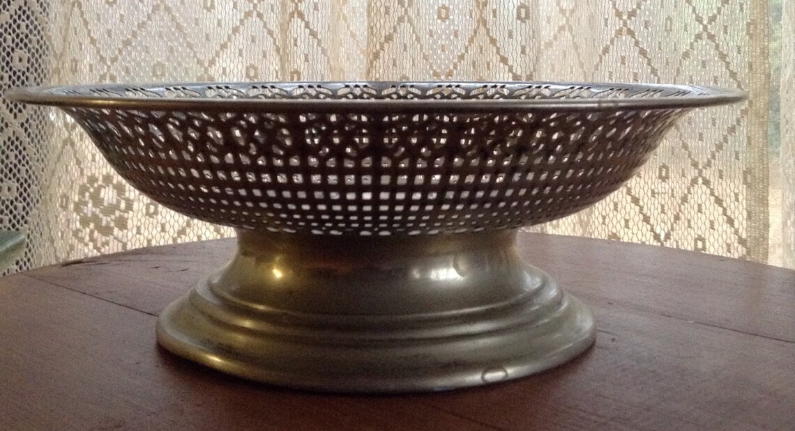 Vintage Silver Pedestal Bowl Knickerbocker Silver Co Bowl - Etsy