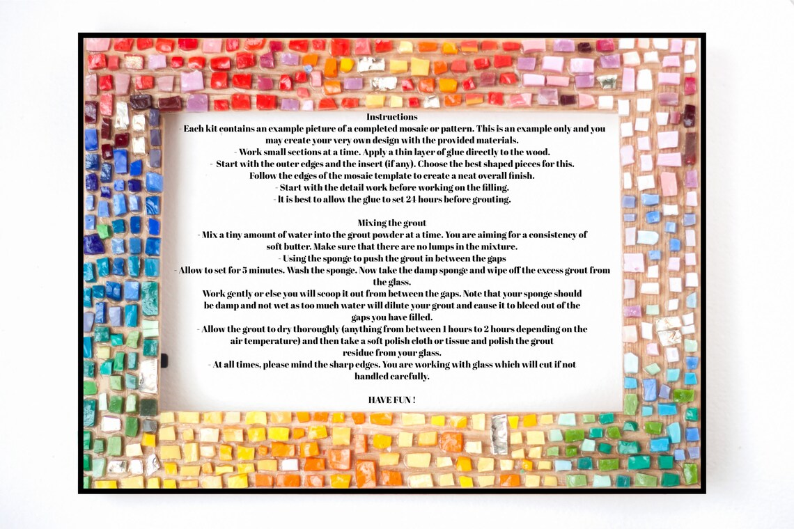 DIY Mosaic MOON KIT - Etsy