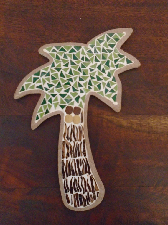 DIY Mosaic Palm tree kit | Etsy