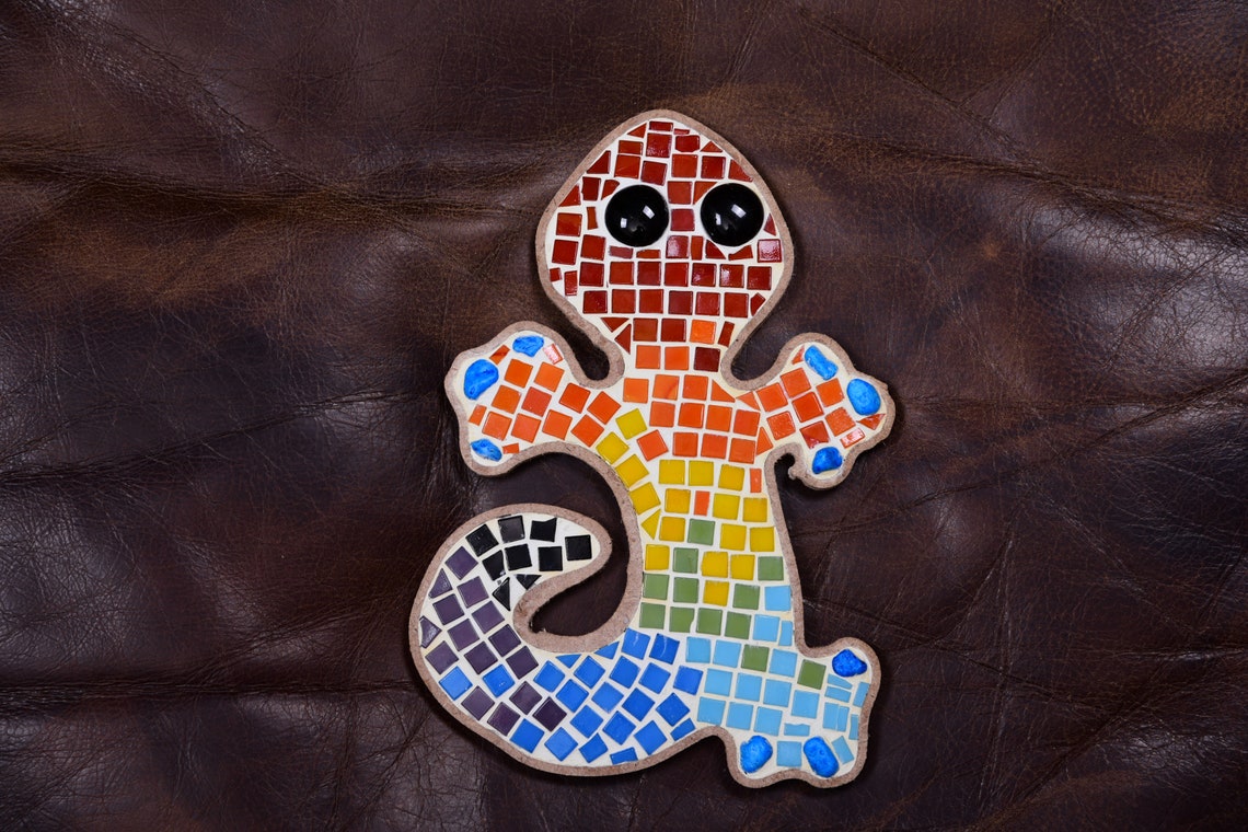 DIY Mosaic GECKO KIT - Etsy