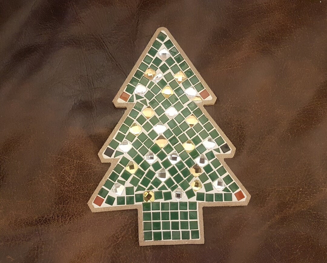 DIY Mosaic Christmas Tree KIT - Etsy
