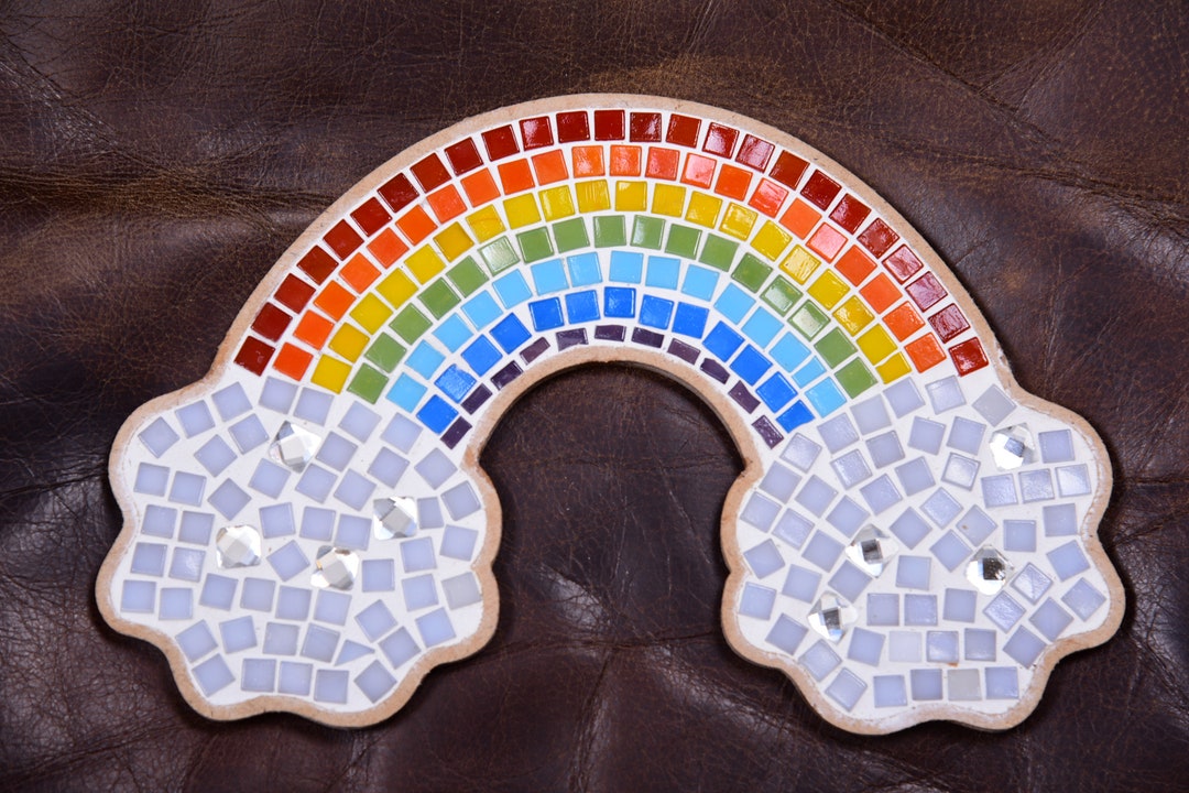 DIY Mosaic RAINBOW KIT - Etsy