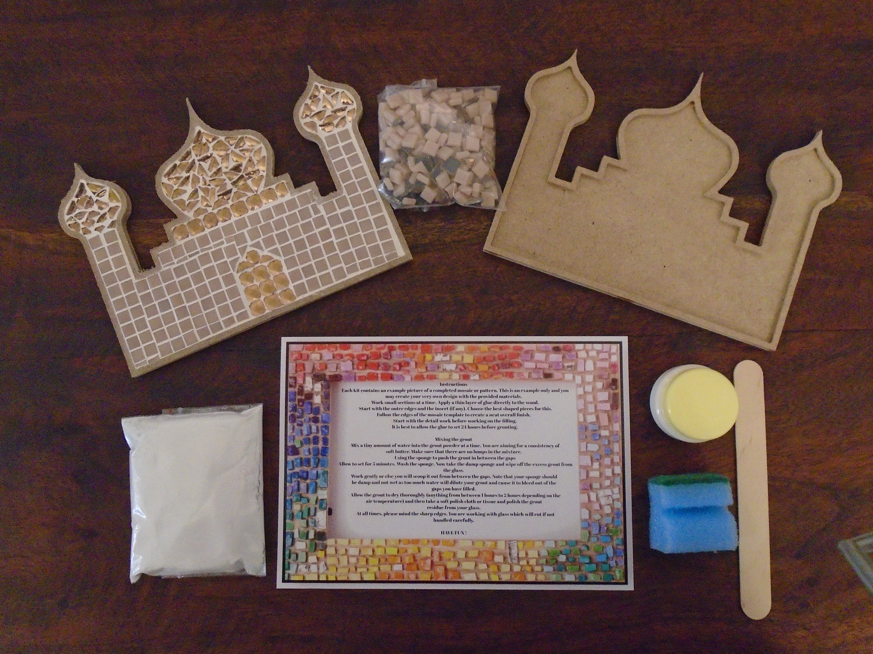 DIY Mosaic Mosque Kit - Etsy