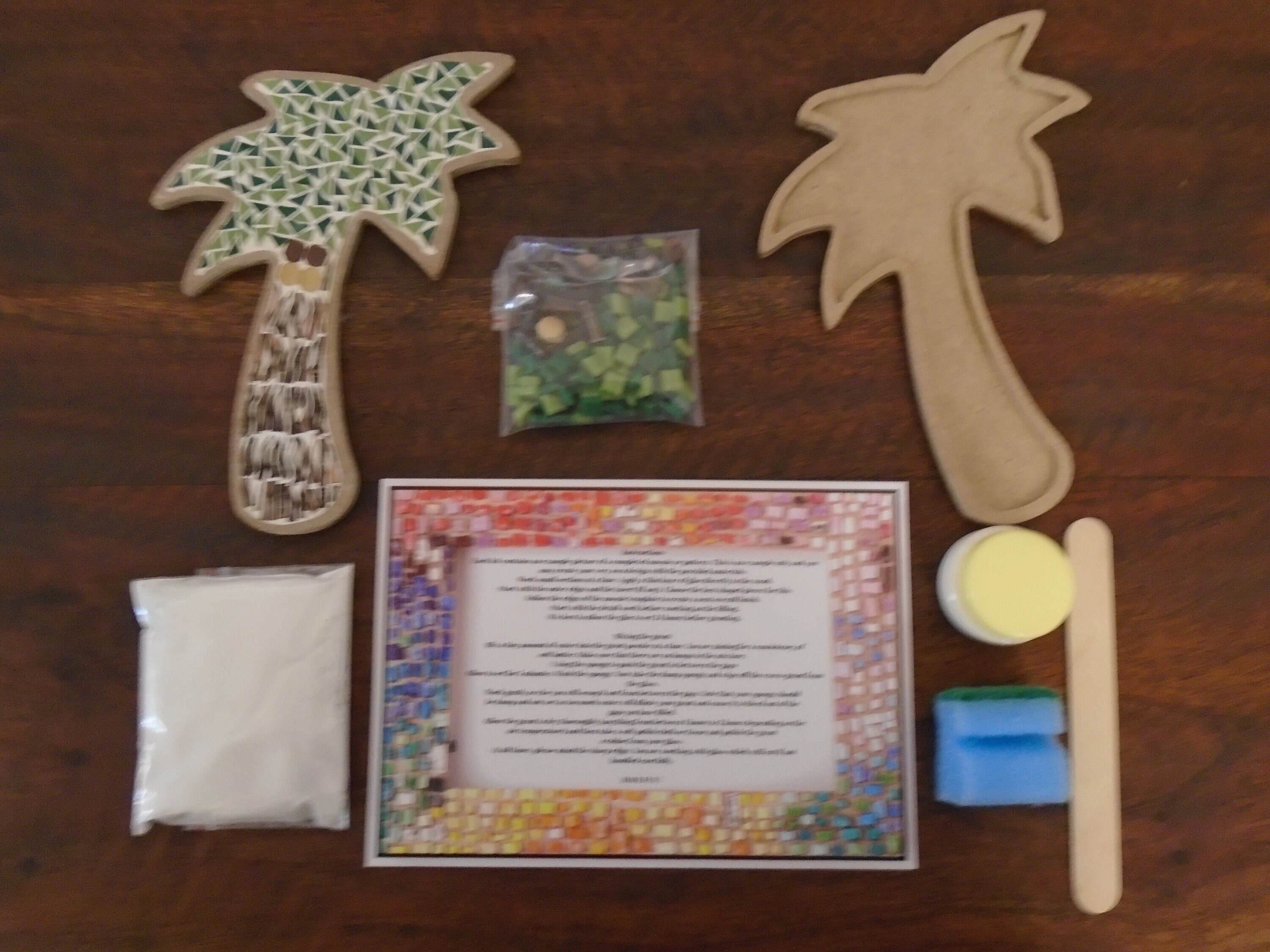 DIY Mosaic Palm Tree Kit - Etsy
