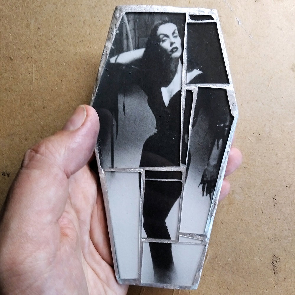 Vampira Coffin Fridge Magnet - Etsy