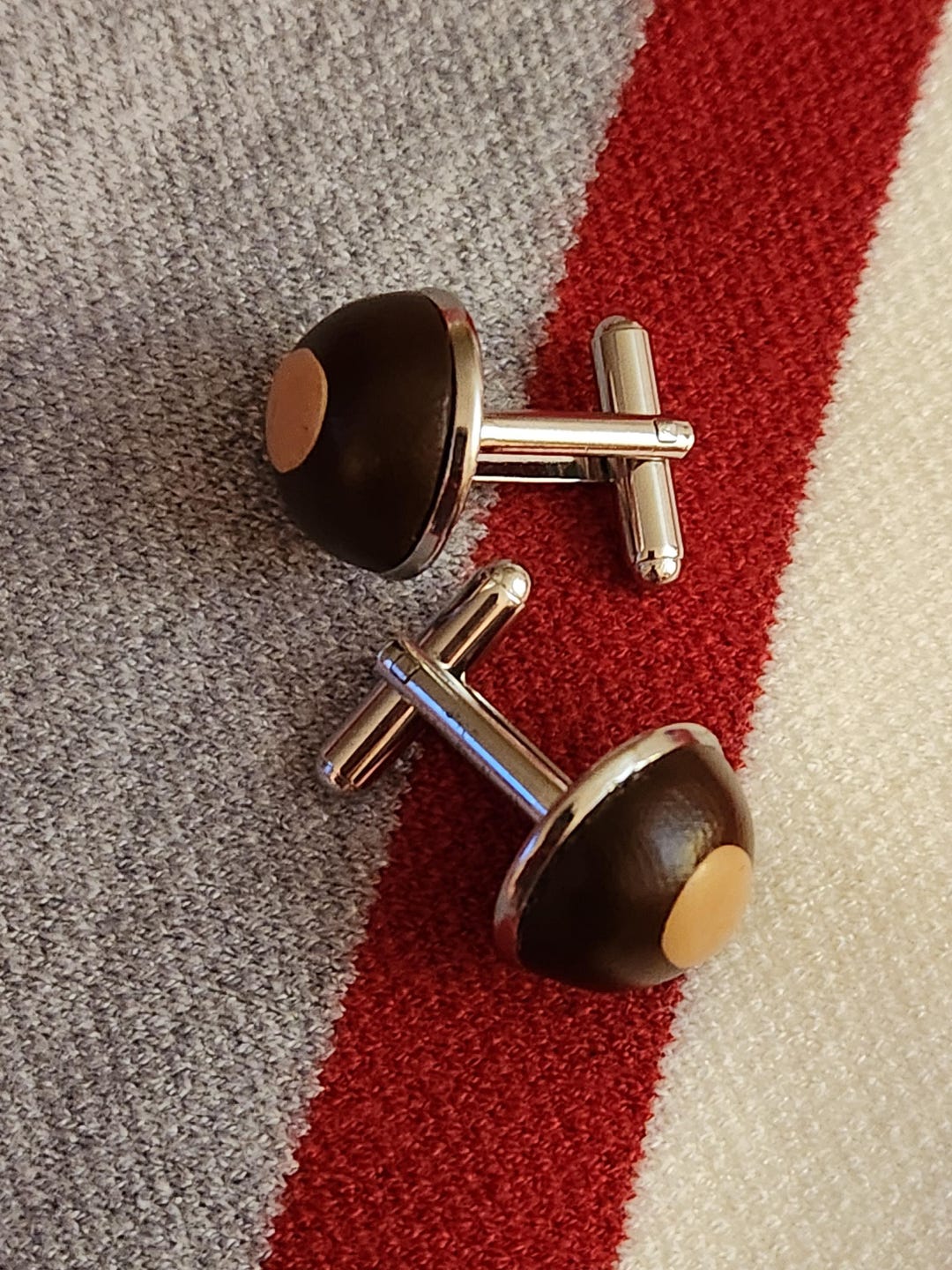 Buckeye Nut Cuff Links. Great for Ohio State Fans! - Etsy