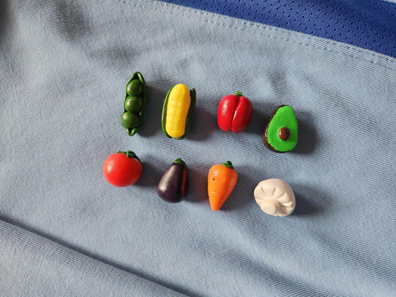 Vegetable Garden 8 Assorted Handmade Beads or Bracelet. Great for Food ...