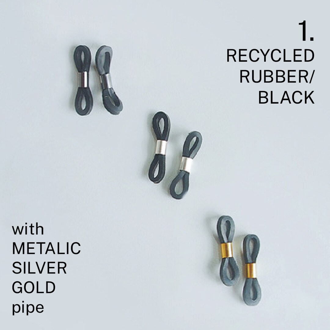 RUBBER LOOP in Different Colours and Styles for Glasses Chains ...