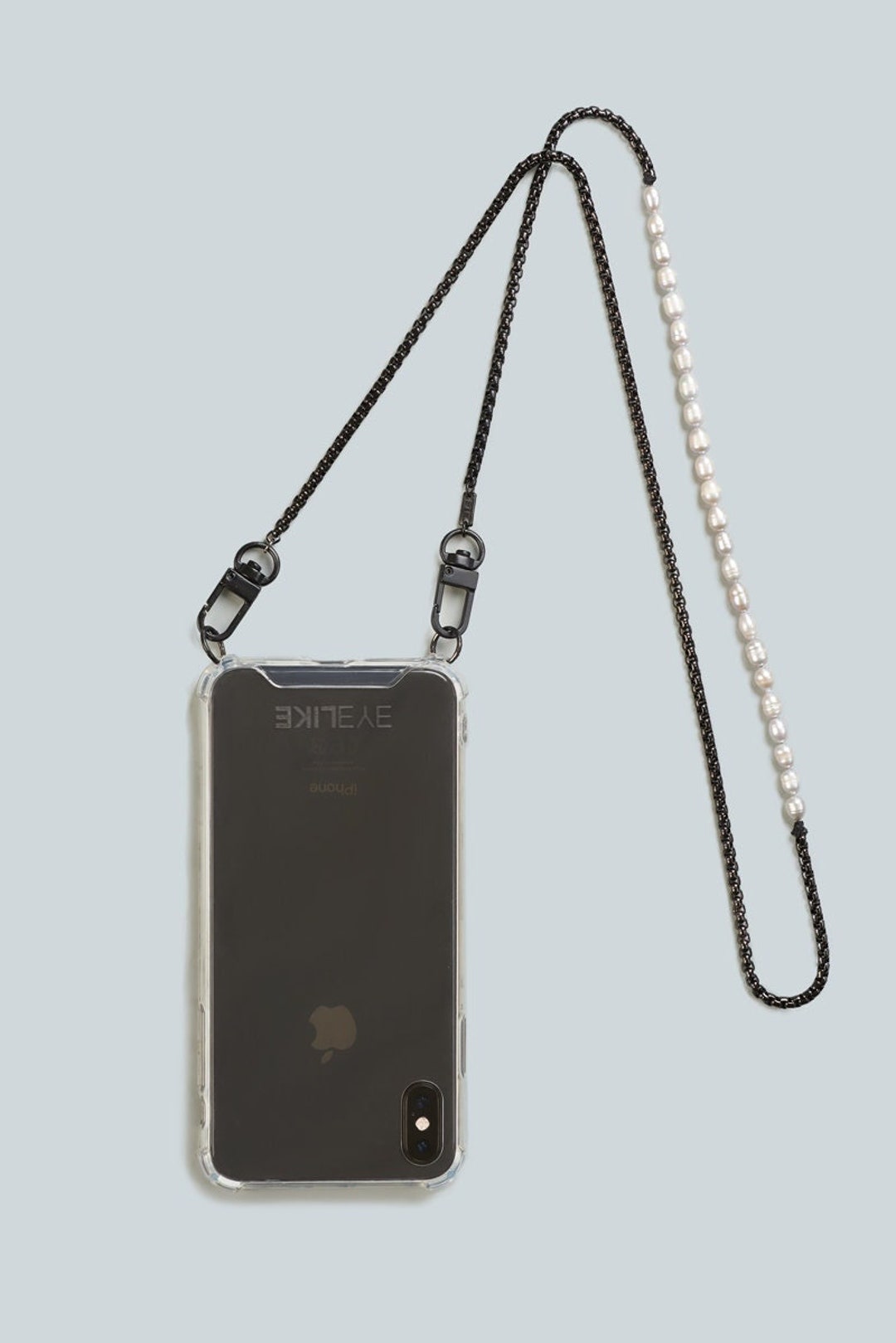 PEARL PHONE Chain | Stainless Steel | Sweetwater Pearls | Phone Strap ...