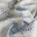 Scarf With Calligraphy Beautiful Writing Scarf Silk Scarf - Etsy