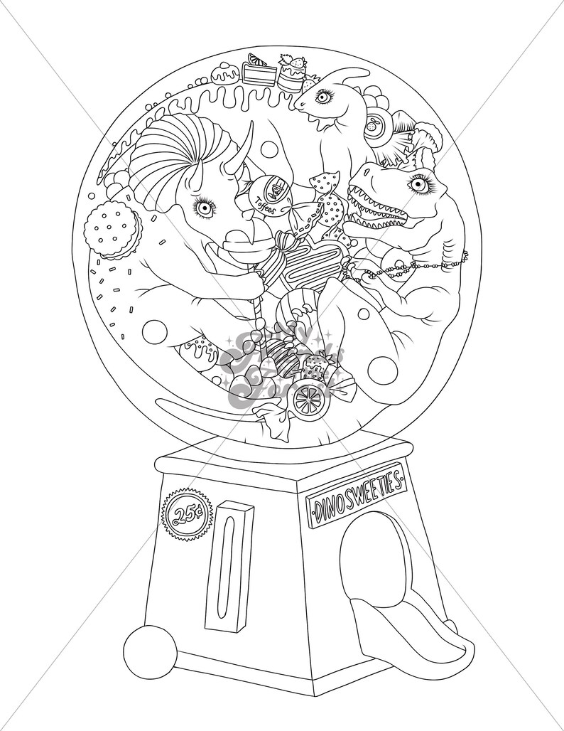 Coloring Page 8.5x11 Digital Download Printable Adult Children | Etsy