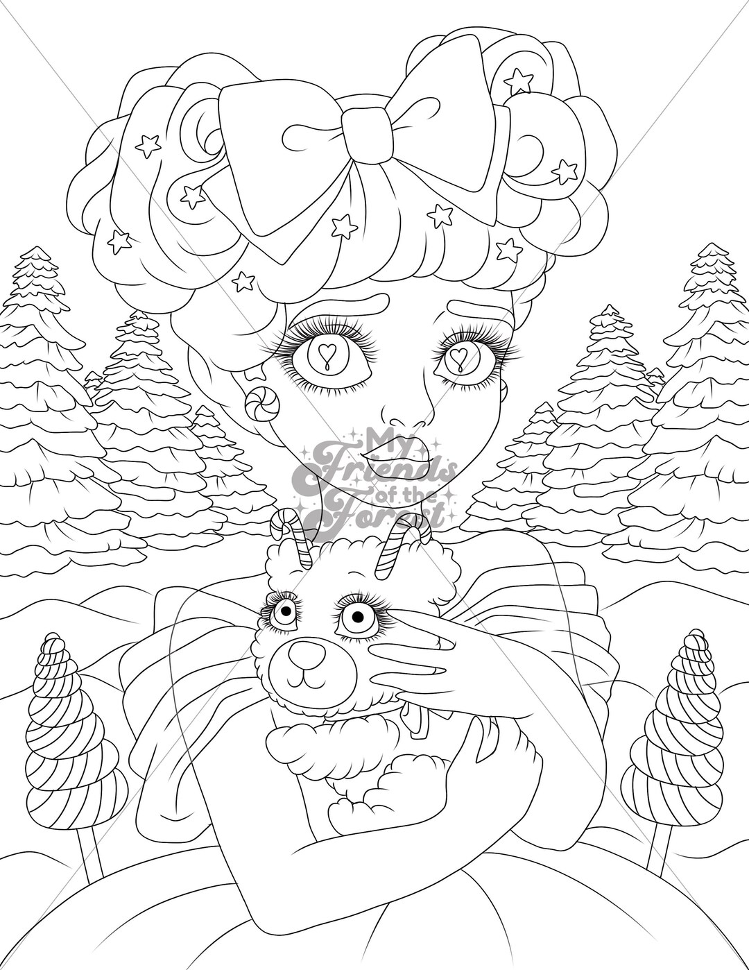Coloring Page 8.5x11 Digital Download Printable Adult Children - Etsy