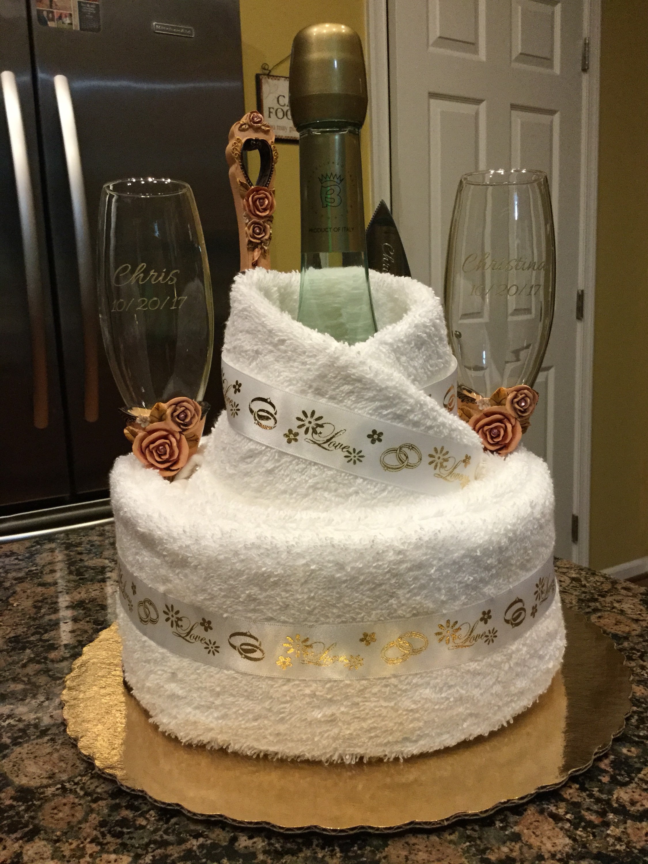 Towel Cakes. Many varieties and styles. Great for bridal | Etsy