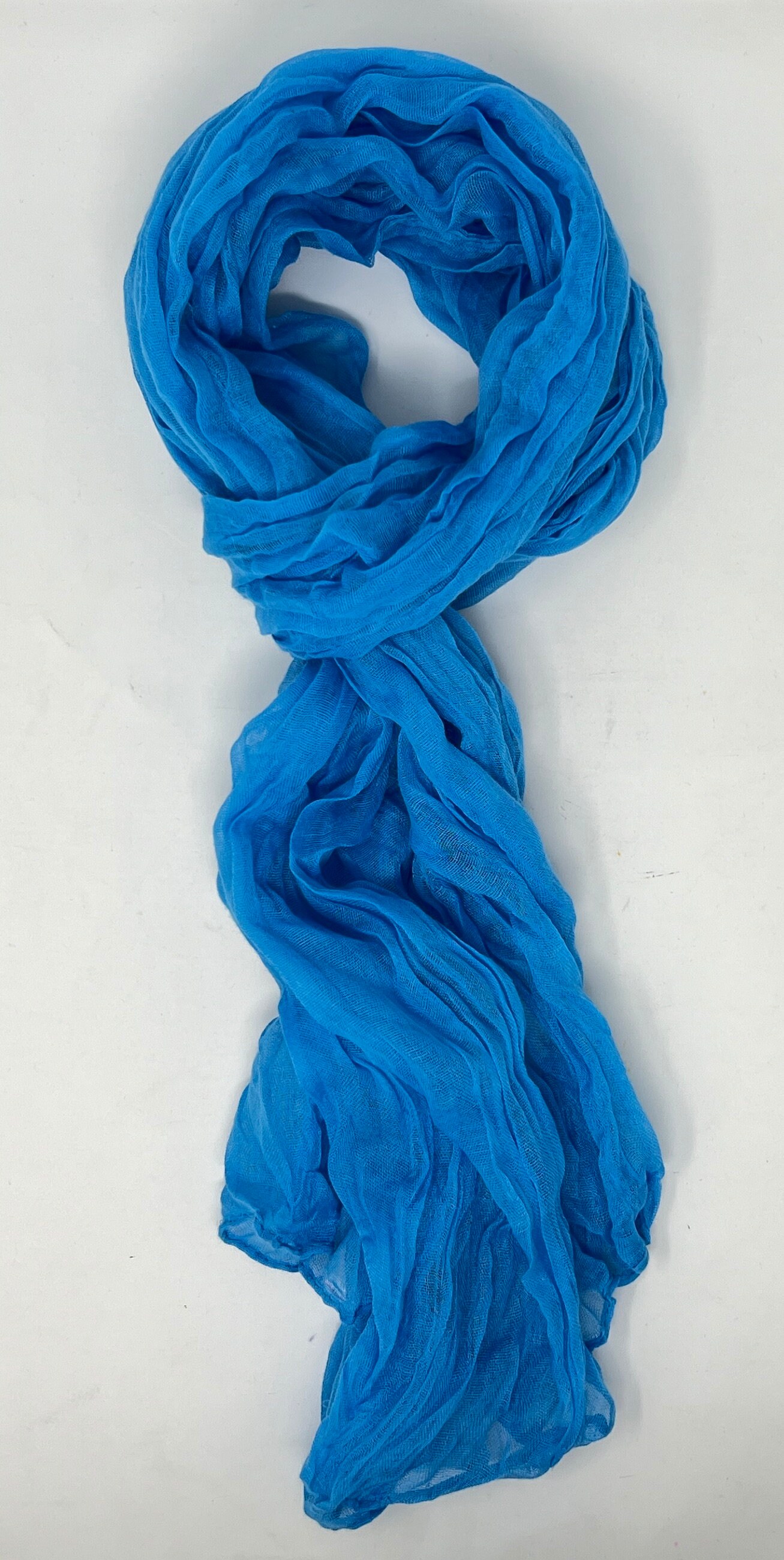 Soft Crinkle Scarf Solid Color Light Weight Scarf, Fall Scarf, Summer ...