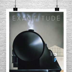 Exactitude Vintage Art Deco Train Travel Poster Fine Art Giclee Print ...