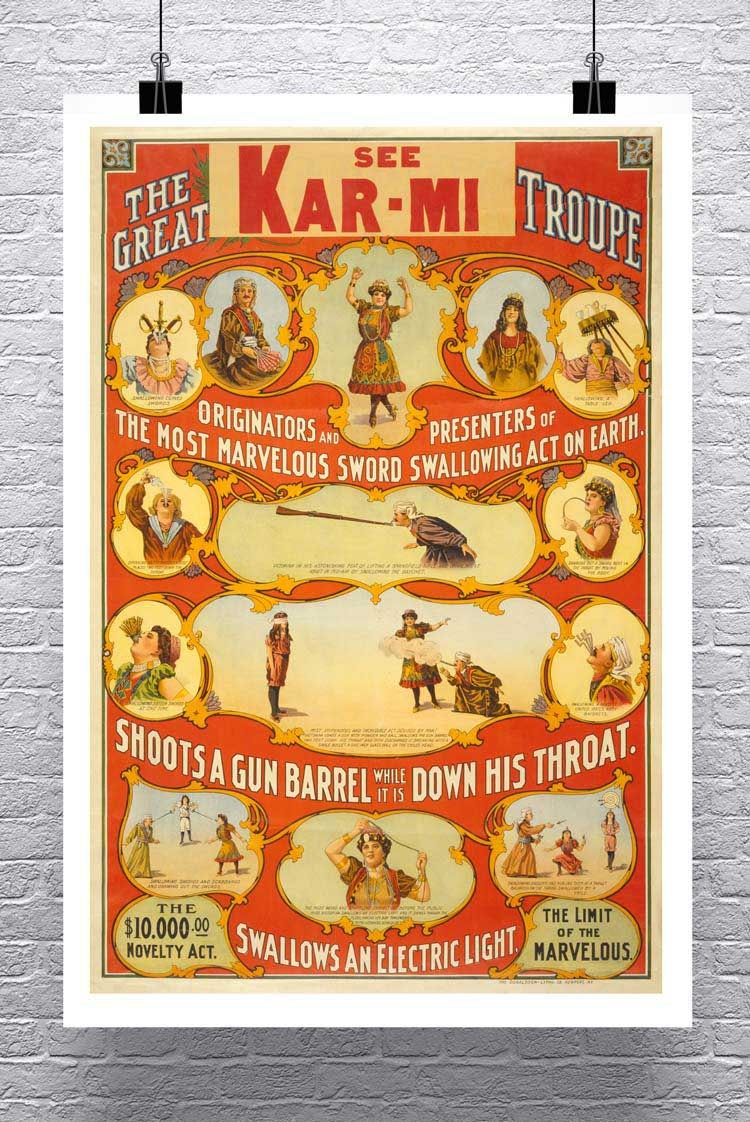 Sword Swallower Poster